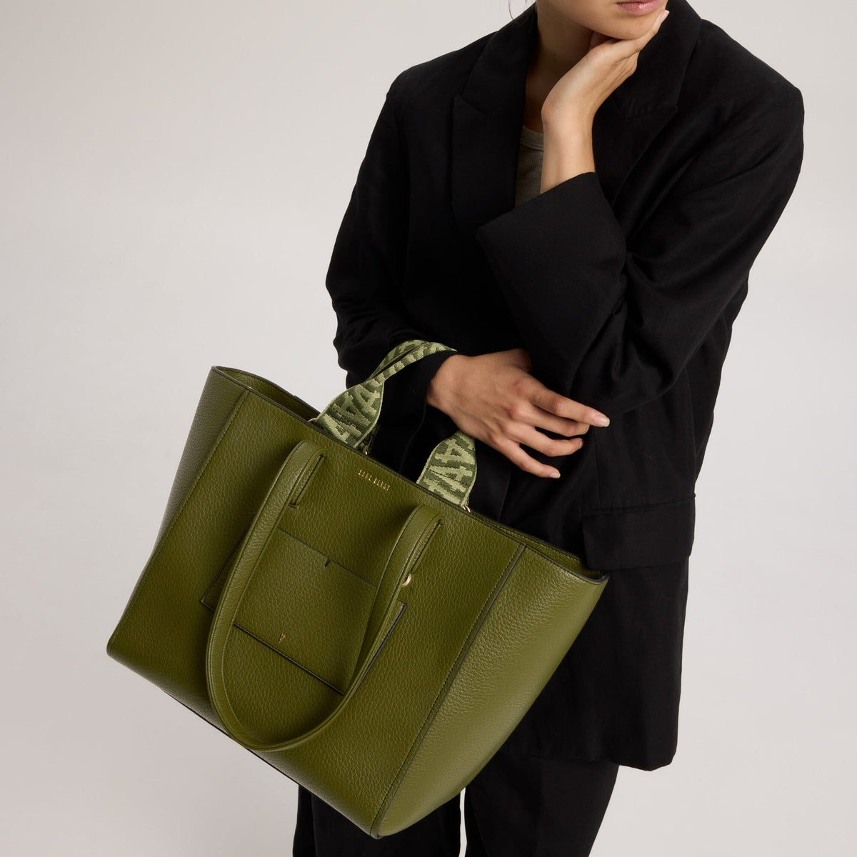 Archive Vegan Tote Bag Olive Green Sans Beast