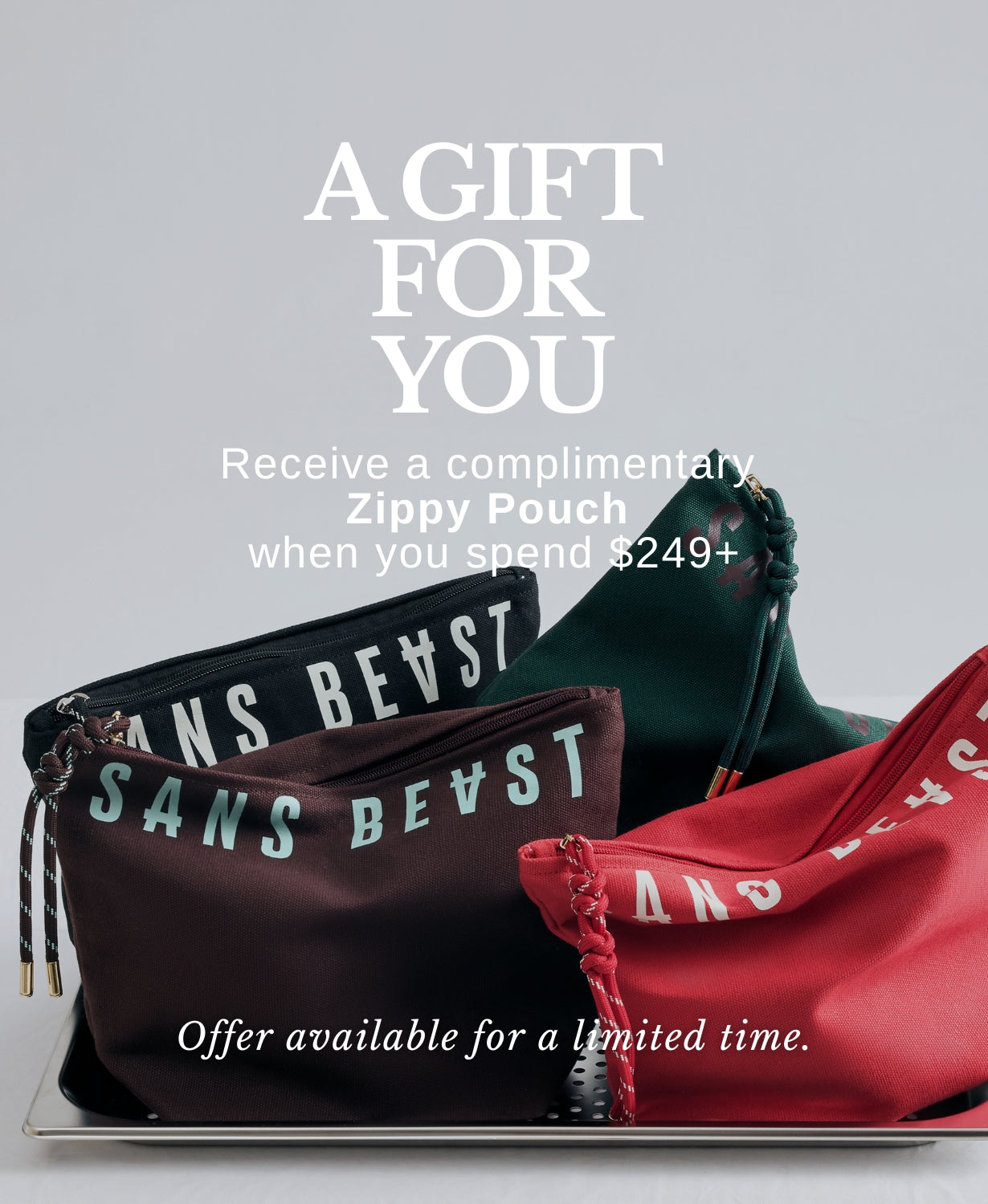 New Collection I Sans Beast Vegan Bags + Accessories