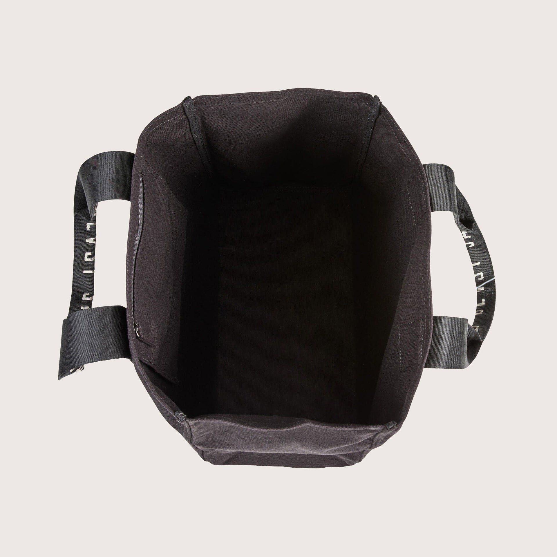 Xtra Overflow Canvas Tote Bag Black Sans Beast